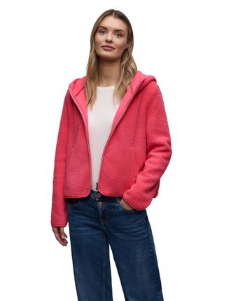 Street One Damen Teddy-Jacke mit Kapuze
