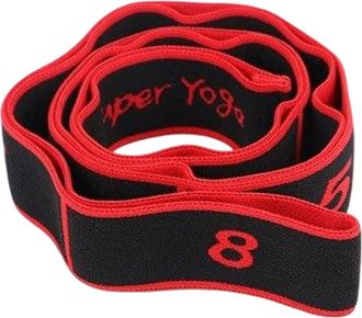 Generico Elastisches Tension Band - 90 x 4 x 1 cm - 66 g - ergonomischer Anti-Slip Grip - 8 Level Stretching Exercise Seil - Widerstandsband f&uuml;r Yoga Pilates F