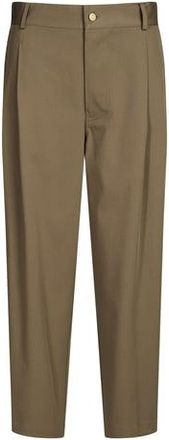 Dr&ocirc;le de Monsieur Pantalon cropped en coton m&eacute;lang&eacute;