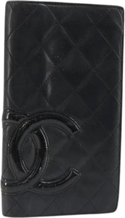 Chanel Portefeuille Vintage Pre-owned - Femme - Pre-owned - Noir - Taille: ONE Size