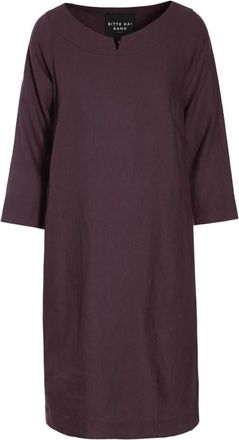 Bitte Kai Rand Femme, Robes, Brun, Taille: 46 FR Robe Midi en Lin