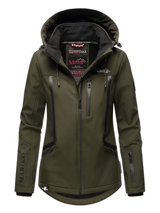 Marikoo Damen Softshelljacke - Mount-Cho-Oyu mit abnehmbarer Kapuze