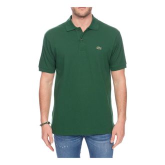 Lacoste Gr&uuml;nes Poloshirt mit Logo-Stickerei - - Tops - Herren - Gr&uuml;n - S