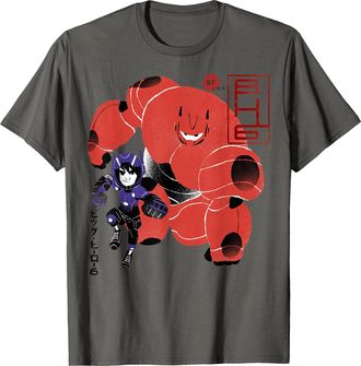 Disney Big Hero 6 Hiro And Baymax Duo Portrait T-Shirt