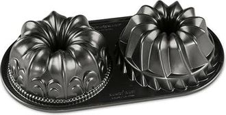 Nordic Ware 84024 Moule à Gâteau Design Duet Fonte dAluminium