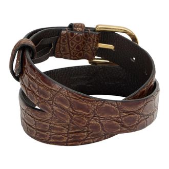 Moorer Lederg&uuml;rtel - - Accessories - Damen - Braun - 75 CM