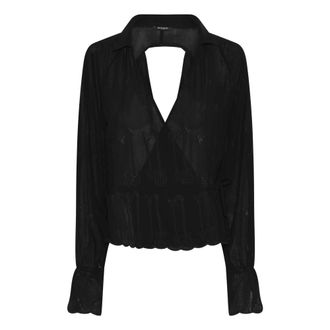 Bruuns Bazaar KentiaBBVionas Shirt - - Blouses & Shirts - Damen - Schwarzk - L
