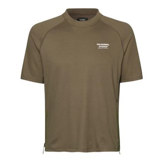 Pas Normal Studios Homme, Tops, Brun, Taille: L T-shirt Escapism marron