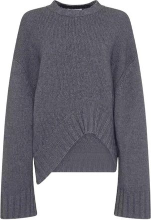 The Attico Femme, Pulls, Gris, Taille: 38 FR Pull Asym&eacute;trique