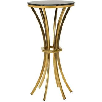 Mauro Ferretti Sellette en m&eacute;tal et verre Shanty 40 x 81 cm 40 x 81 cm