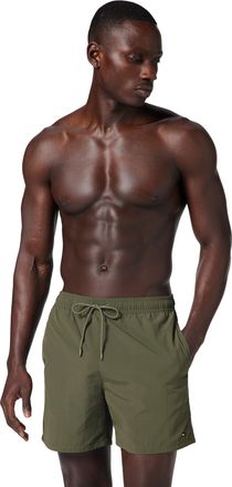 Tommy Hilfiger Herren Badeshorts Medium Drawstring mit Logo, Gr&uuml;n (Army Green), S