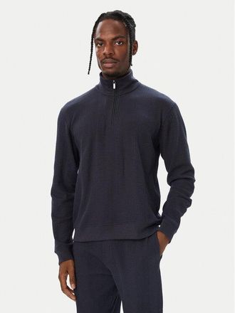 HUGO BOSS Sweatshirt Structure 50545597 Dunkelblau Regular Fit