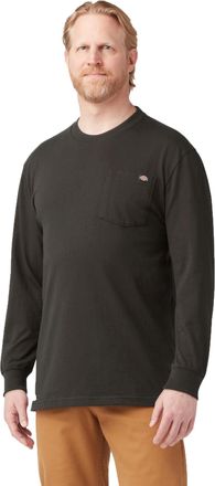 Dickies Big and Tall Herren-Sweater, mit Langen Armen und Rundhalsausschnitt, schwer, Schokoladenbraun, L