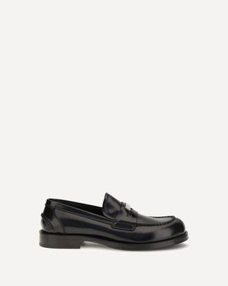 Dolce & Gabbana Calfskin leather Loafers Male 44.5