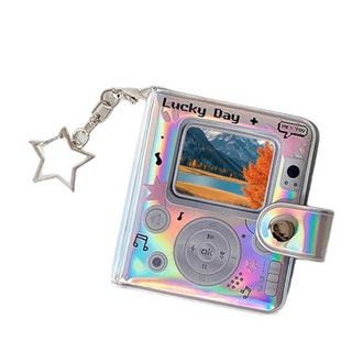 Generic Petite breloque portable r&eacute;tro double face, petit album photo, porte-cl&eacute;s livre photo | pour famille, No&euml;l, vacances, comm&eacute;moration, grossesse, croiss