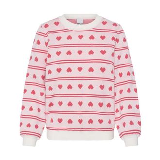 Ichi Rundhals-Strickware - - Knitwear - Damen - Mehrfarbig - M