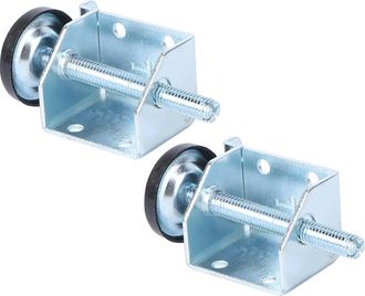 Valiclud 2 Paare Verstellbare Möbel nivellierfüße aus Stahl Höhenverstellbare Schraubfüße für Schränke Tische Sofas mit Bodenschutz Langlebige Möbelbeine Zubeh