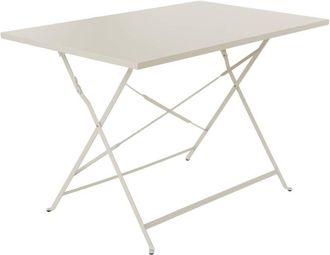 Sweeek Sweeek - Klappbarer Bistro-Gartentisch aus Metall 110 x 70 cm, f&uuml;r 4 Personen