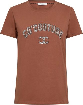 Co'Couture Femme, Tops, Brun, Taille: 44 FR T-Chemises
