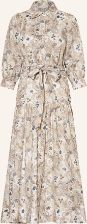 Kudibal Copenhagen Dea Kudibal Hemdblusenkleid Palmadea Aus Leinen Mit 3/4-Arm beige