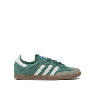 adidas Baskets basses Samba OG - Homme - Chaussures - Vert - Taille: 39 1/2 EU