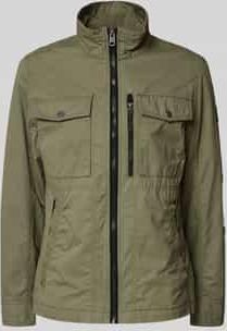 Tom Tailor Regular Fit Jacke aus reiner Baumwolle