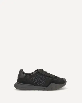 Dolce & Gabbana Leather and lace Sneakers Female 38.5