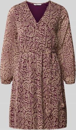 Only Tailliertes Blusenkleid mit Allover-Muster Modell CERA