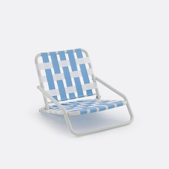 La Redoute Interieurs Chaise Basse De Plage En Aluminium Pliante Iroh