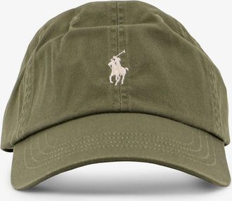 Ralph Lauren Cotton hat with embroidered logo on the front - POLO RALPH LAUREN - gender_Man