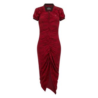 Vivienne Westwood Femme, Robes, Rouge, Taille: 40 FR Pulling Midi Dress
