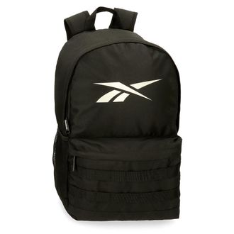 Reebok Malden Rucksack, Schwarz, 28 x 45 x 14 cm, Polyester, 17,64 l, Schwarz, Talla única, Rucksack