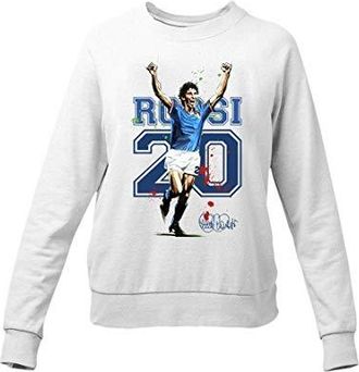 Generico Paolo Rossi Pablito Champion du monde 82 Italie Mondiale Football - Blanc - L