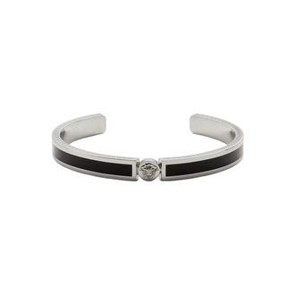 Versace Homme, Accessoires, Noir, Taille: M Icon Cuff Bracelet