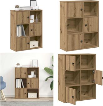 vidaXL Biblioth&egrave;que ch&ecirc;ne artisanal 60x24x76,5 cm bois ding&eacute;nierie - Vidaxl