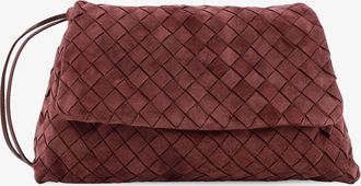 Bottega Veneta Suede Giorno crossbody bag with Intrecciato motif - BOTTEGA VENETA - gender_Woman