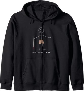 Whyitsme Design Lustiger Billardspieler f&uuml;r Herren, Billardspieler f&uuml;r Jungen Kapuzenjacke