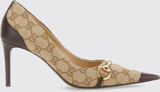 Gucci Pumps aus GG-Jacquard mit Horsebit-Detail und Stiletto-Absatz