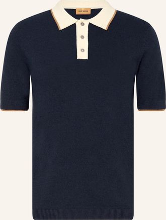 Mos Mosh Mos Mosh Gallery Strick-Poloshirt Mmgfrancesco Regular Fit blau
