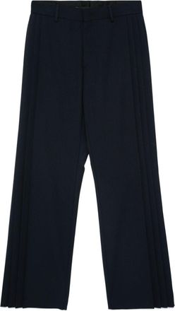 Fendi Hose mit Bundfalten - Blau