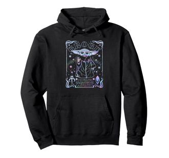 Star Wars The Mandalorian Grogu Holographic Poster Pullover Hoodie