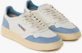 Autry Leder - Weiße Medaillen -Turnschuhe