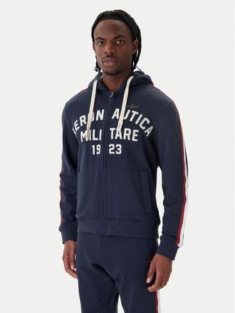 Aeronautica Aeronautica Militare Sweatshirt 261FE2070UF00677 Dunkelblau Comfort Fit