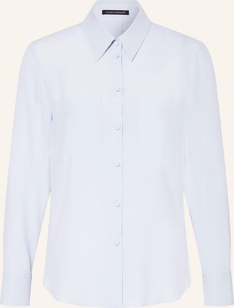 Luisa Cerano Luisa Cerano Hemdbluse Mit Seide blau