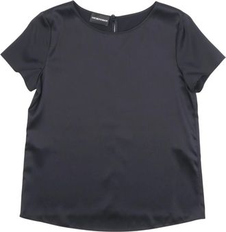 Emporio Armani Femme, Blouses et Chemises, Bleu, Taille: 40 FR Blouses