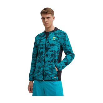 Under Armour Project Rock Iso-Chill Sweat &agrave; capuche - Homme - Sport - Bleu - Taille: M