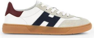 Hogan Wei&szlig;e Sneakers Cool donna Wildleder Leder - - Shoes - Damen - Mehrfarbig - 41 EU
