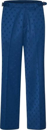 John Richmond Homme, Pantalons, Bleu, Taille: L Pantalon Droit Tailleur