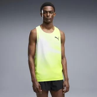 Puma D&eacute;bardeur de running &agrave; motif ULTRAWEAVE Lightspeed Homme, V&ecirc;tements, Vert, XXL