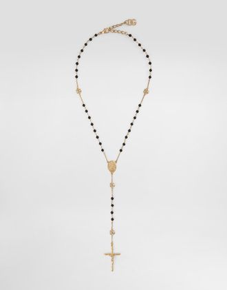 Dolce & Gabbana Halskette Im Rosenkranz-stil - Frau Bijoux Gold Metall Onesize